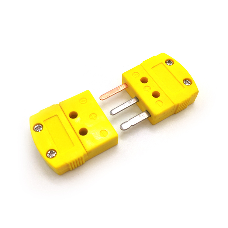 3 Prong Flat Pins Miniature Connector for Thermocouple, RTD and 3-Wire ...